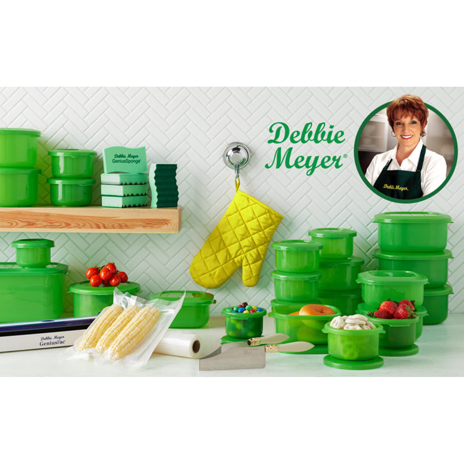 DEBBIE MAYER GREEN CONTAINERS 66 pcs | Best Of As Seen On TV